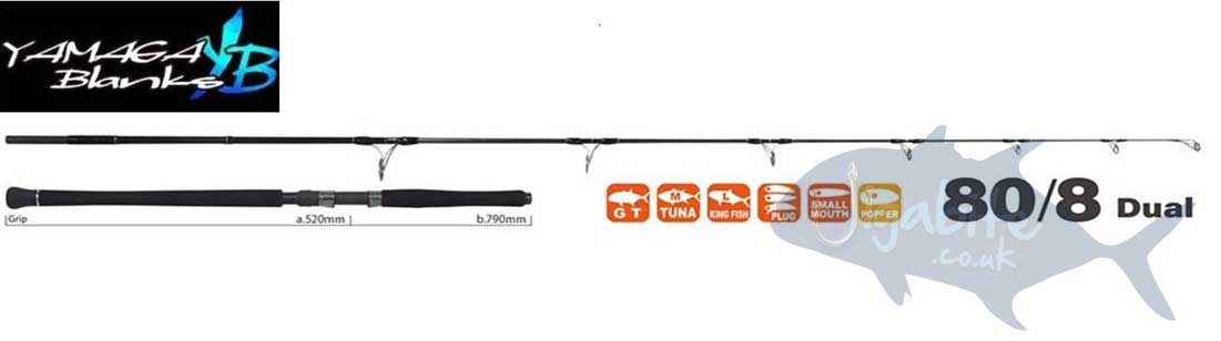 Rods - Popping - Spinning - Yamaga Blanks - Blue Reef - Jigabite.co.uk Fishing Jigs